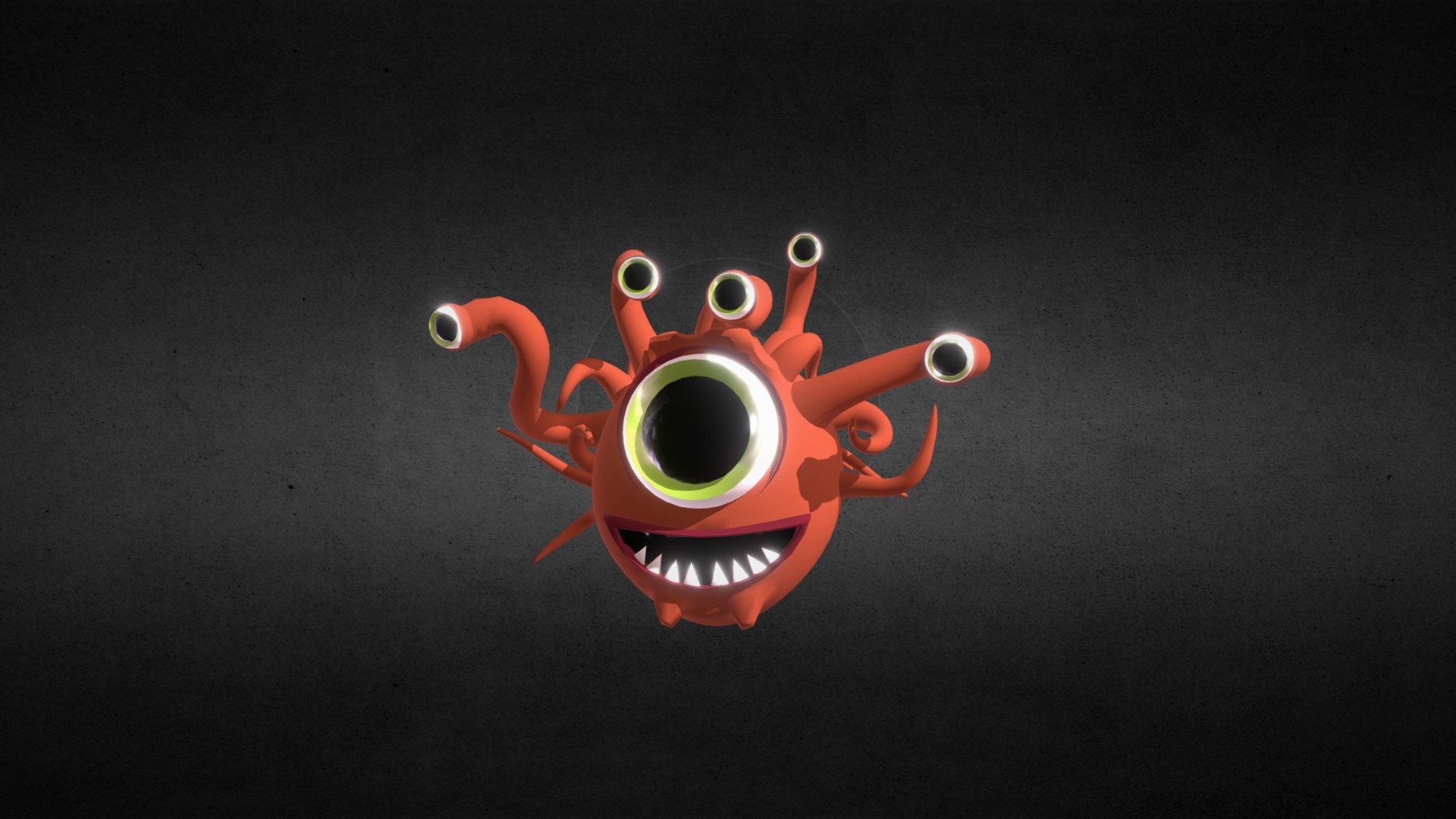 Happy The Beholder - 3D model by beltink [862e77d] - Sketchfab