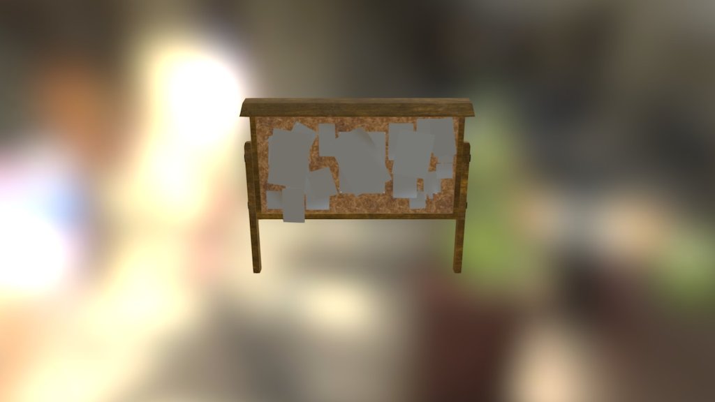PosterBoard - 3D model by mkammeyer [862e95d] - Sketchfab