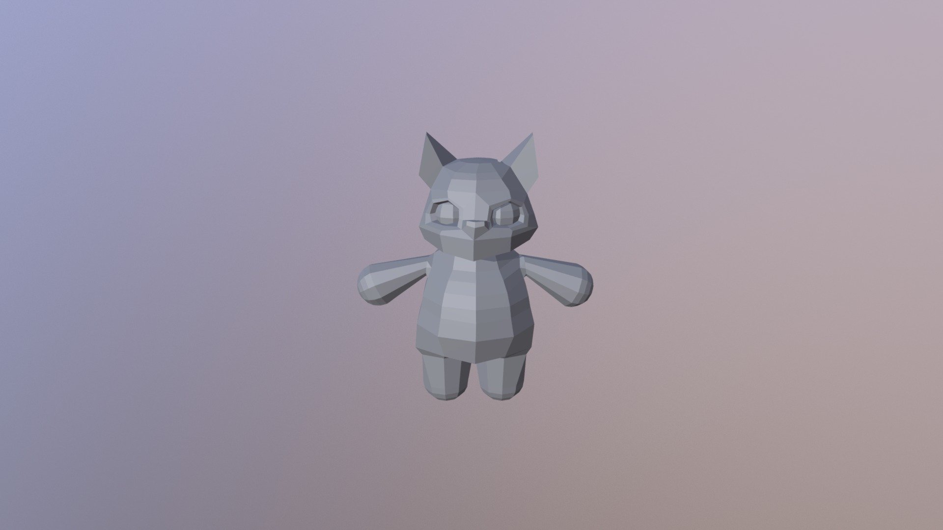 Catbear - 3D model by hunnieky [862ff51] - Sketchfab