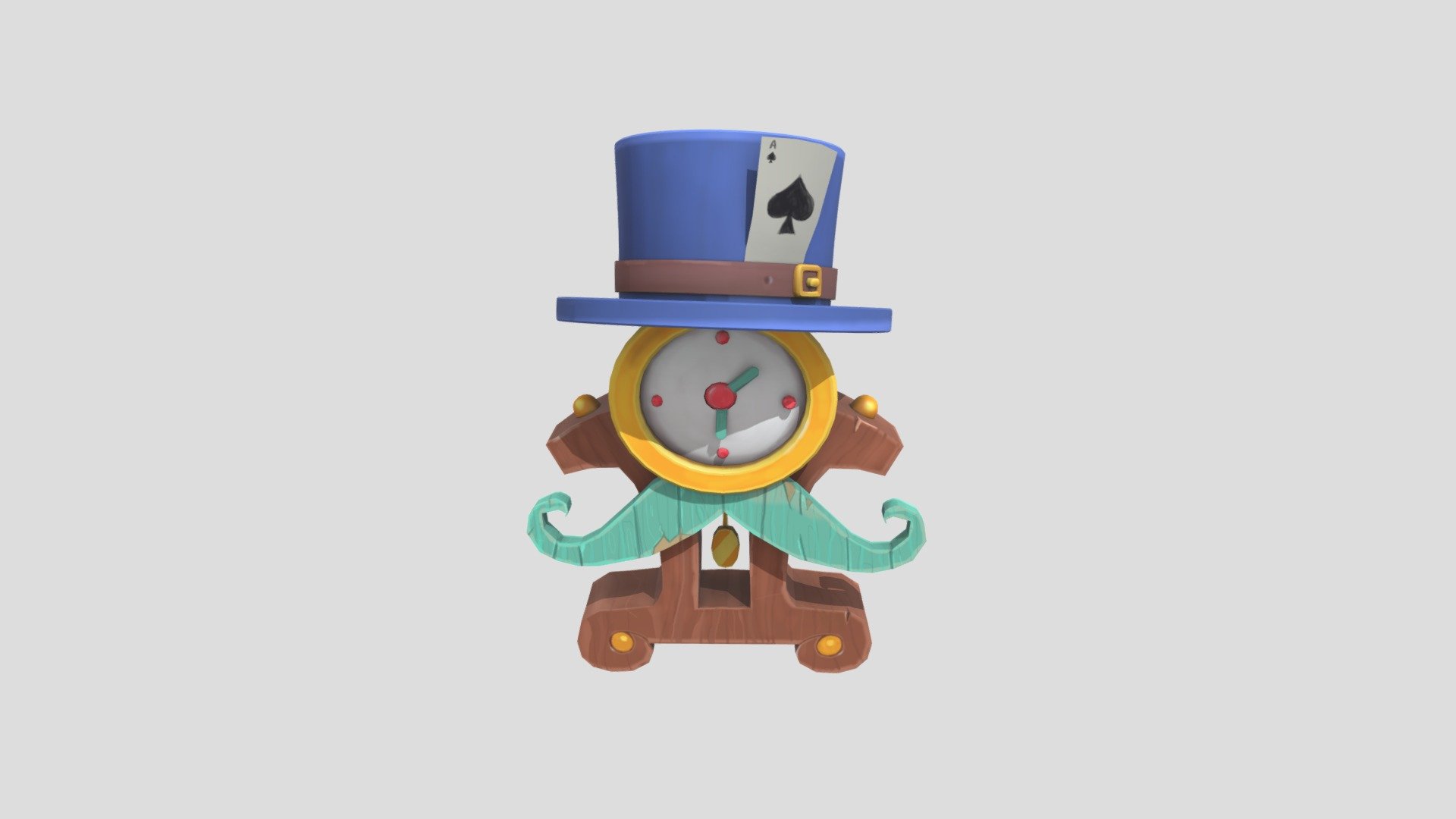 Stylized magician's clock - Buy Royalty Free 3D model by Dmitry ...