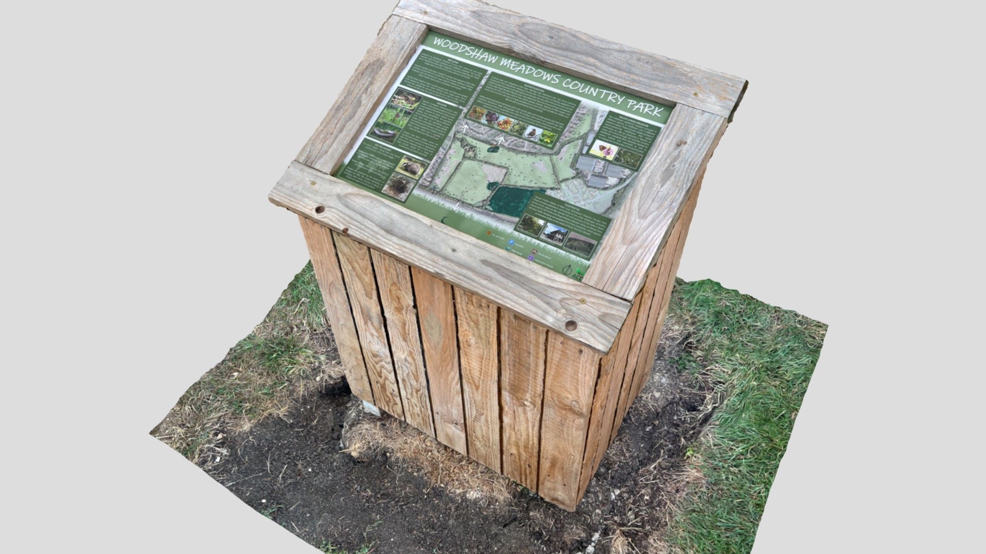 Realistic Country Park Sign - Buy Royalty Free 3D model by Lee Gray ...