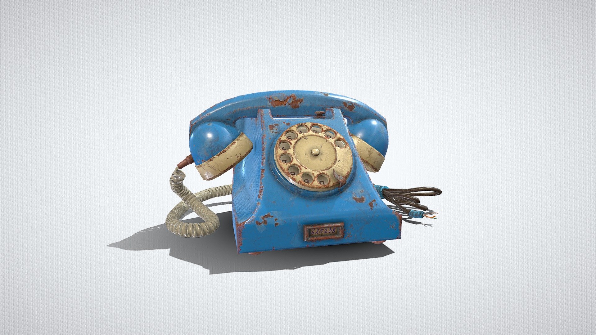Old landline phone - Download Free 3D model by Alice Solo (@user12350 ...