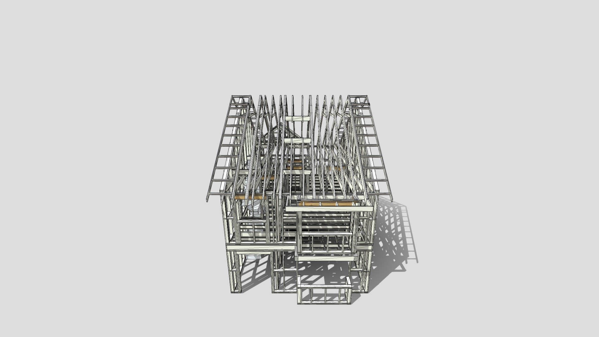 Detatched-Structure - Download Free 3D model by Blue Square Drafting ...