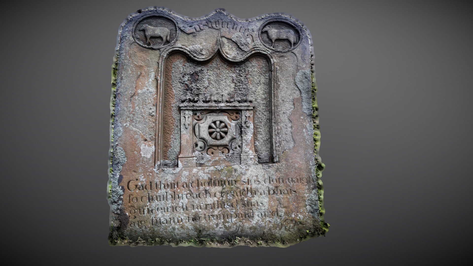 St Bride's Graveyard, Callander - McKinlay, Rear - Download Free 3D ...