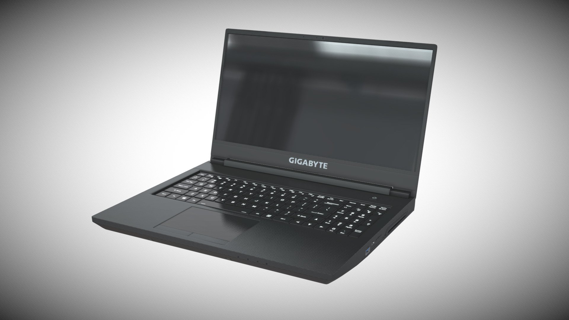 Gigabyte Gaming Laptop - 3D model by Black Or Grey (@itsblackorgrey ...