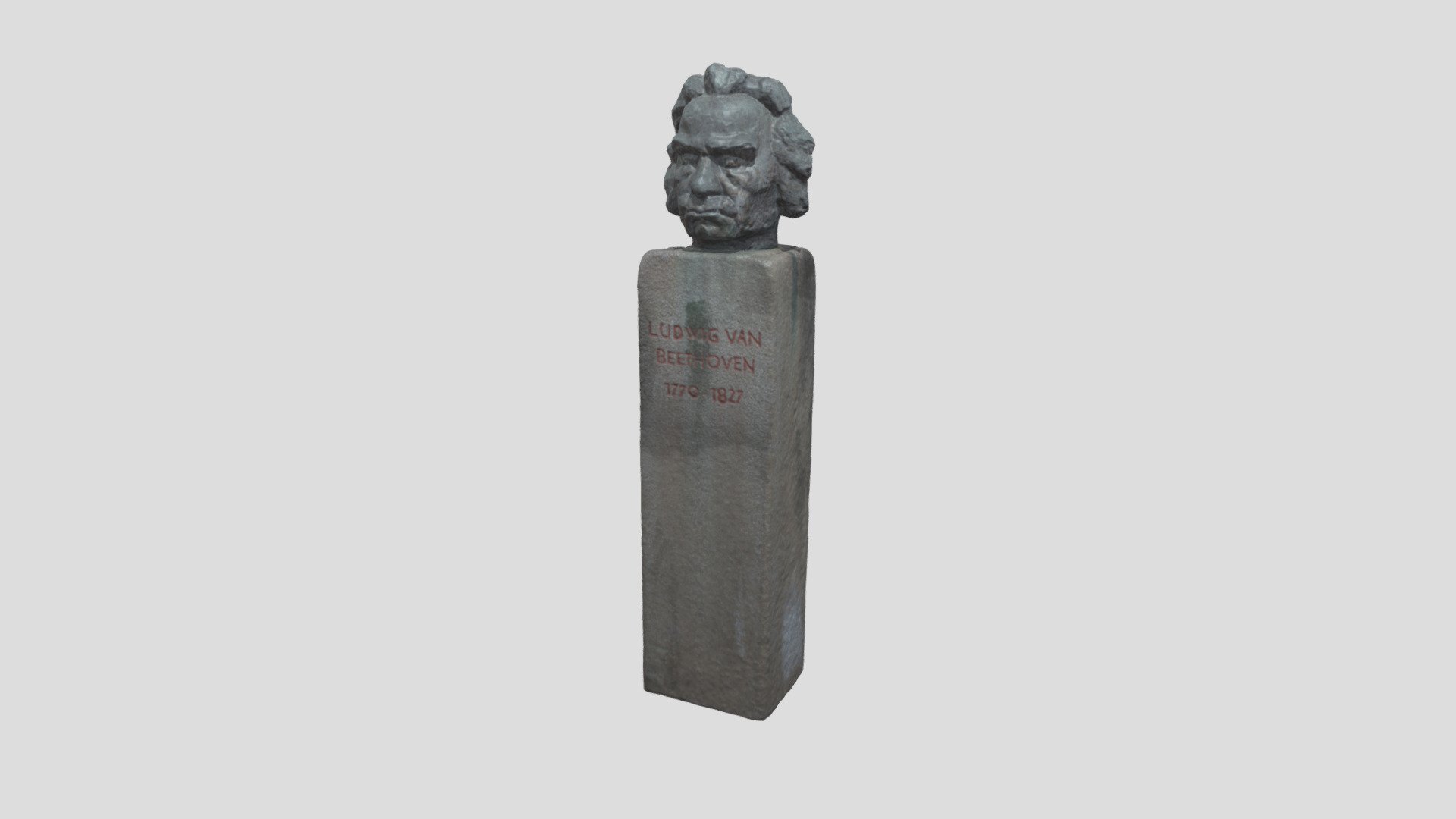 Ludwig van Beethoven Statue - 3D model by kevin.innerebner [863ac26 ...