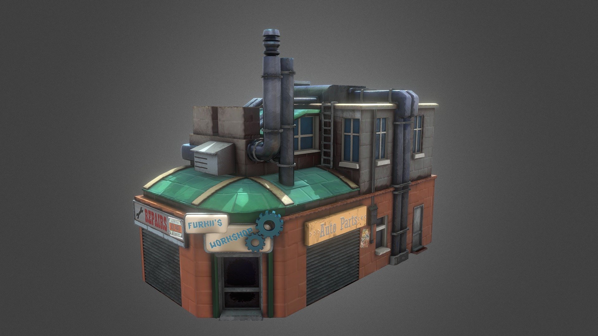 Furkii's Stylized Workshop - 3D model by alperademkotan [863ae6a ...