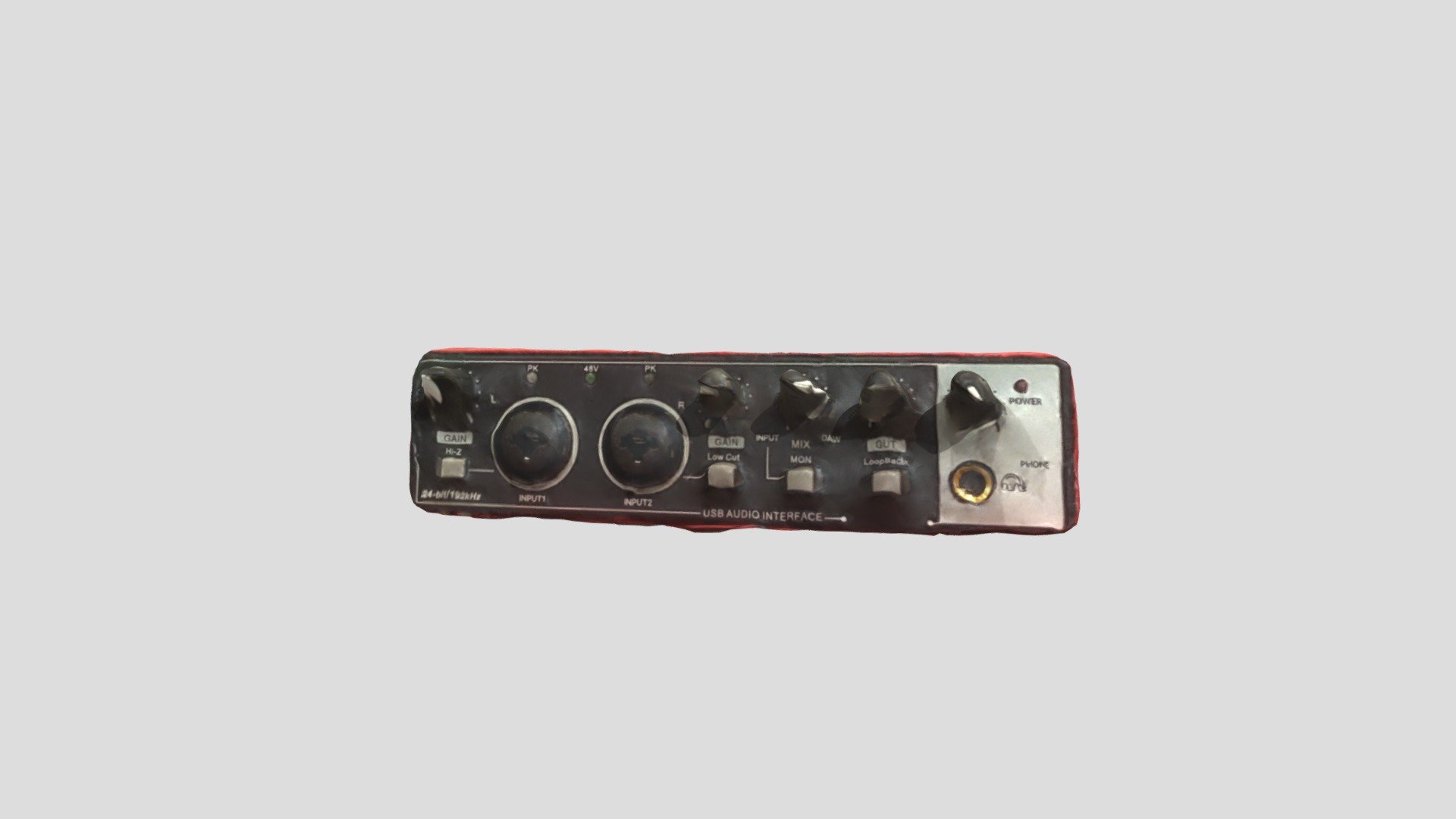 Scuffed Audio Interface - 3D model by Tenatalam3n [863b523] - Sketchfab