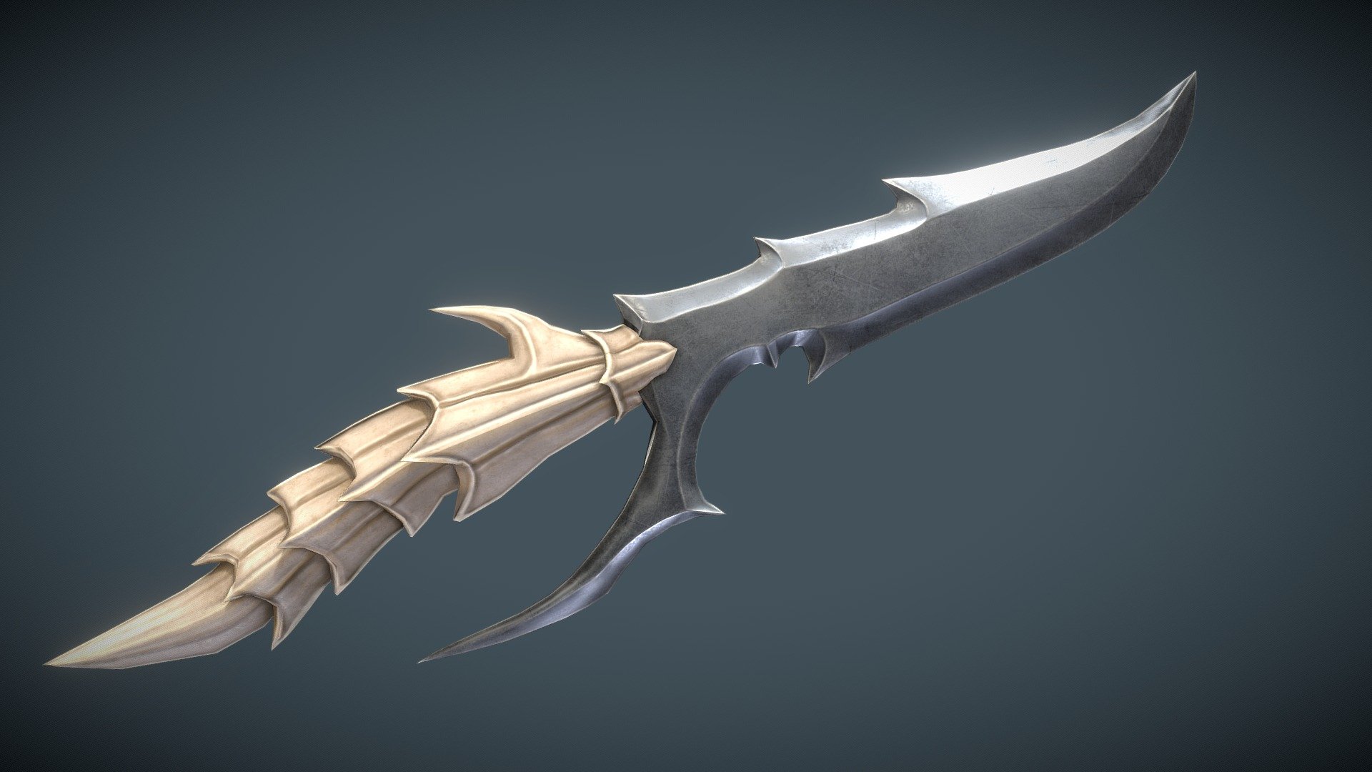 Stylized Fantasy Dagger 02 - Buy Royalty Free 3D model by MatCrea3D ...