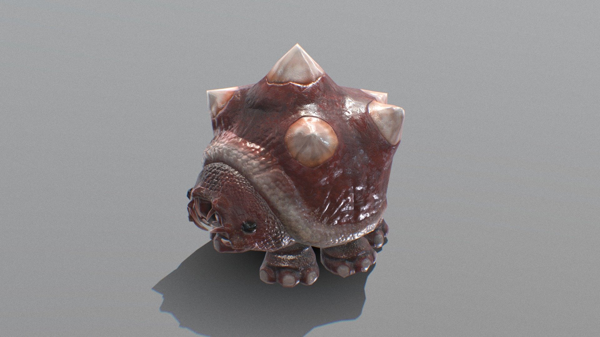 Spiked Helmet Bug Brown Version - 3D model by LB3D (@alienated ...