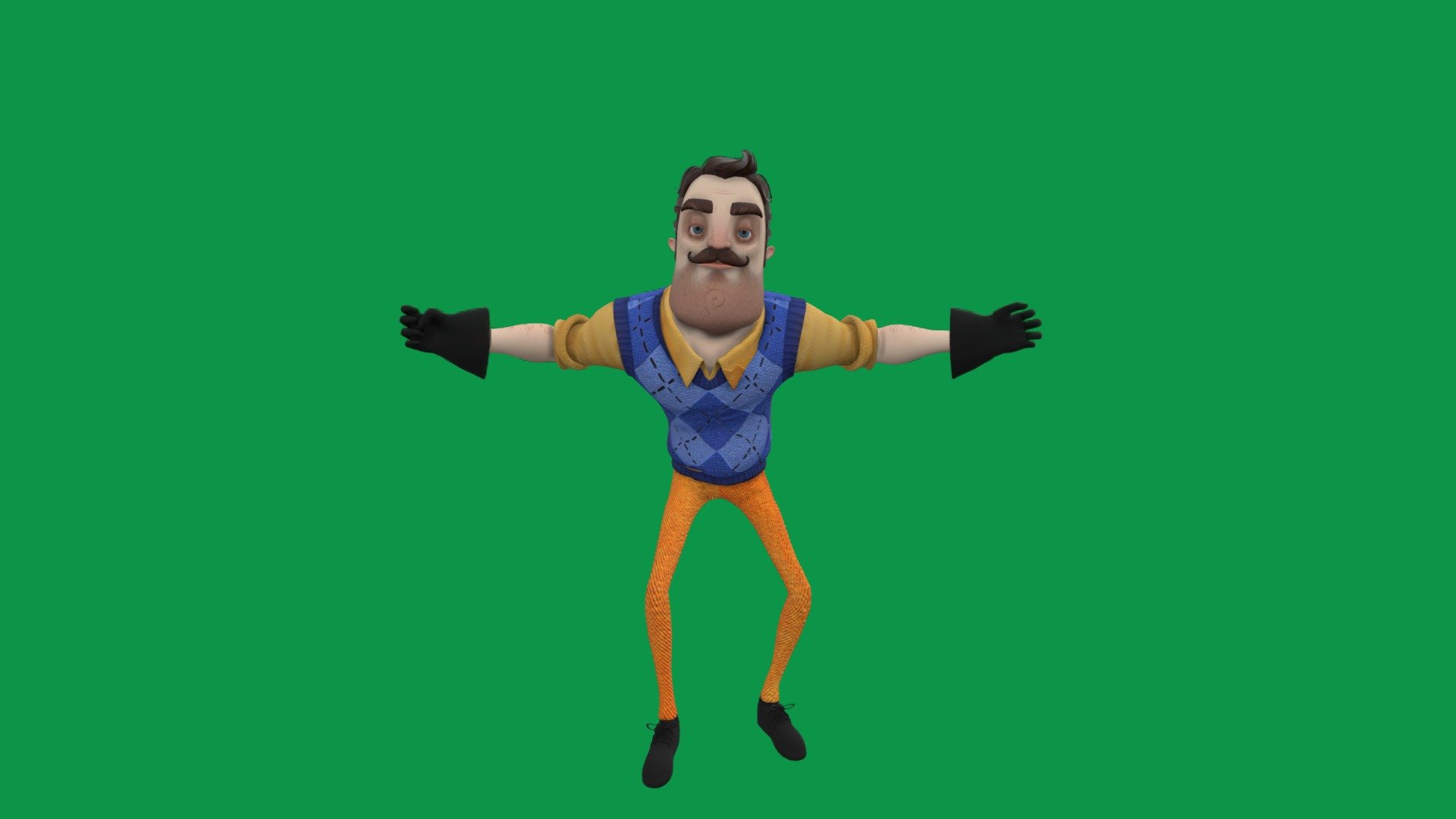 Hello Neighbor 2 | Advanced Neighbor - Catch - Download Free 3D model ...
