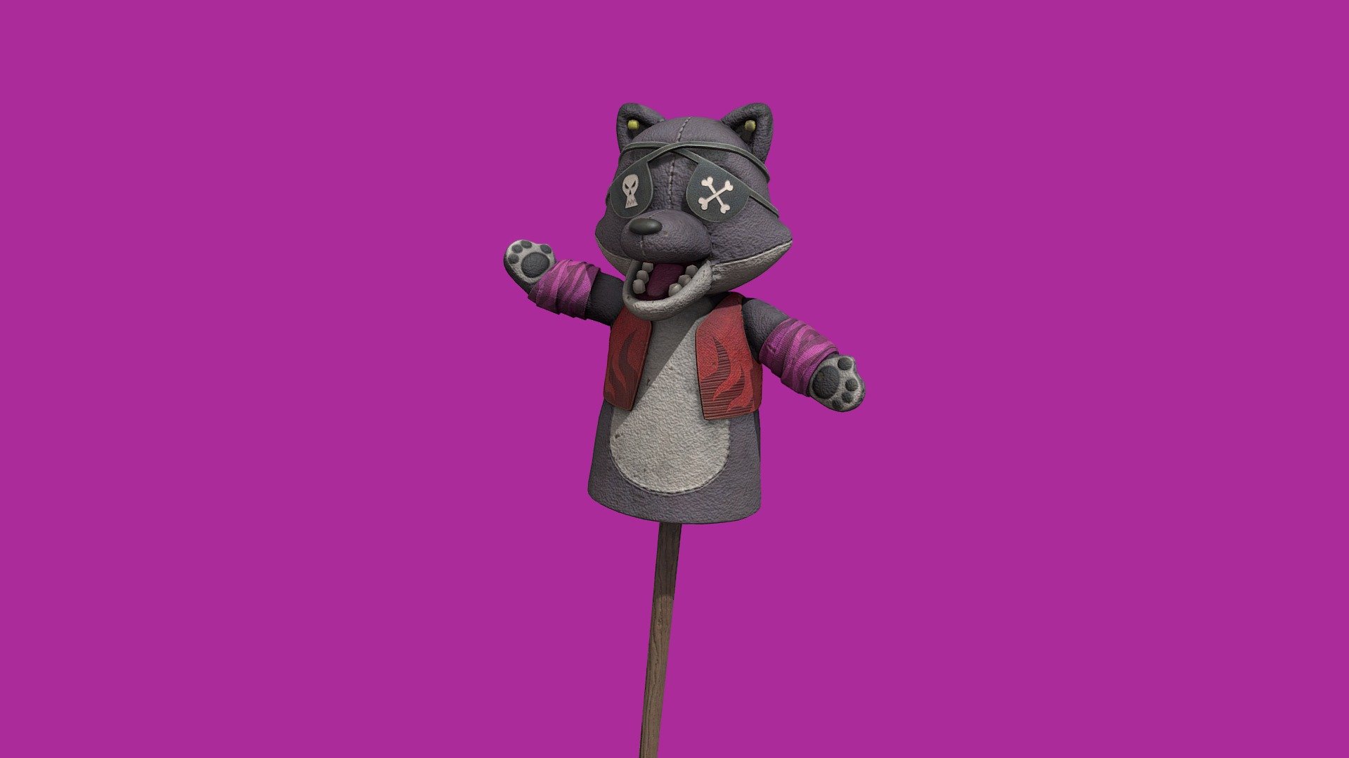 Fnaf SOTM Roxy Puppet - Download Free 3D model by skylajade69 [863e6e6 ...