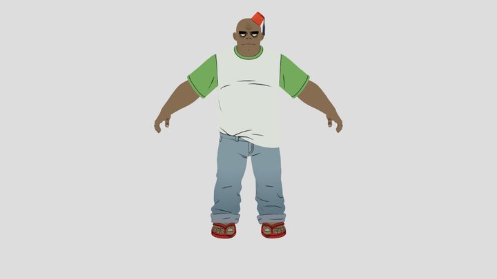 Gorillaz 3D models - Sketchfab