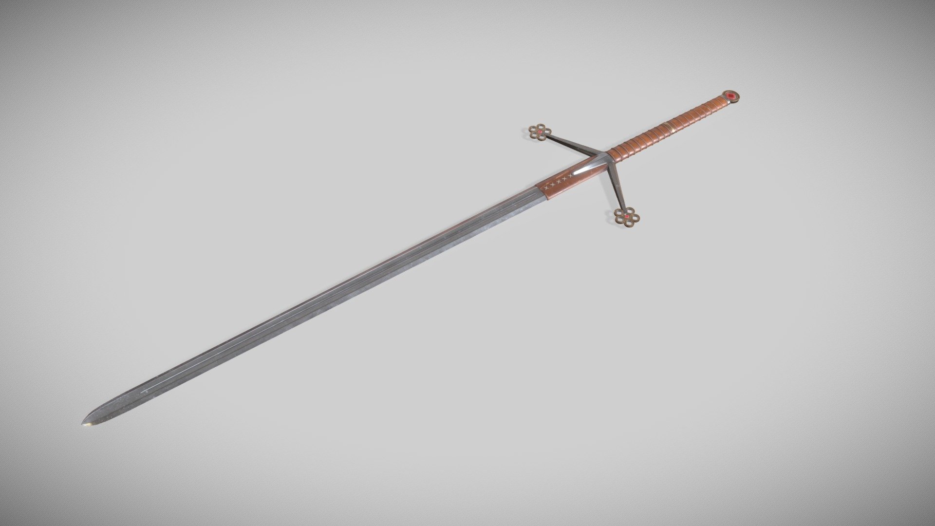 Fantasy Claymore- Lauren - 3D model by fortf [864245b] - Sketchfab