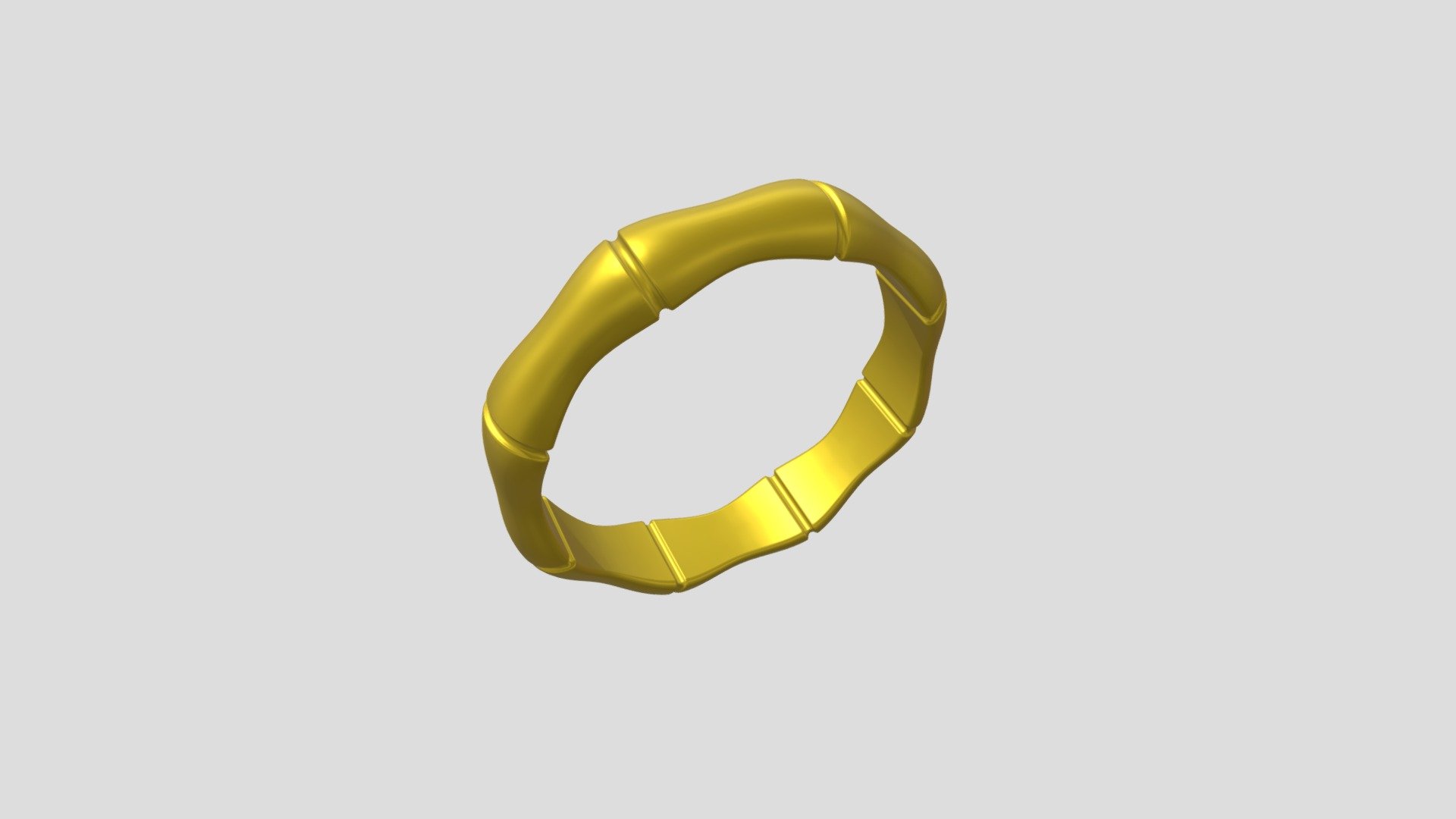 golden bone ring Free 3D print model - Download Free 3D model by S ...