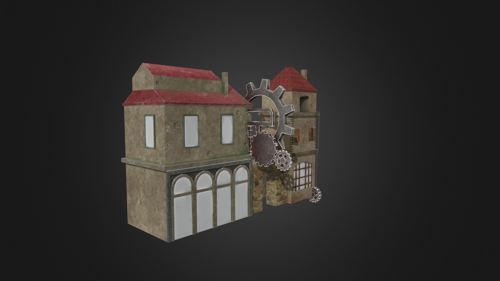 steampunk Shops - Download Free 3D model by jacques_3D [8644597 ...