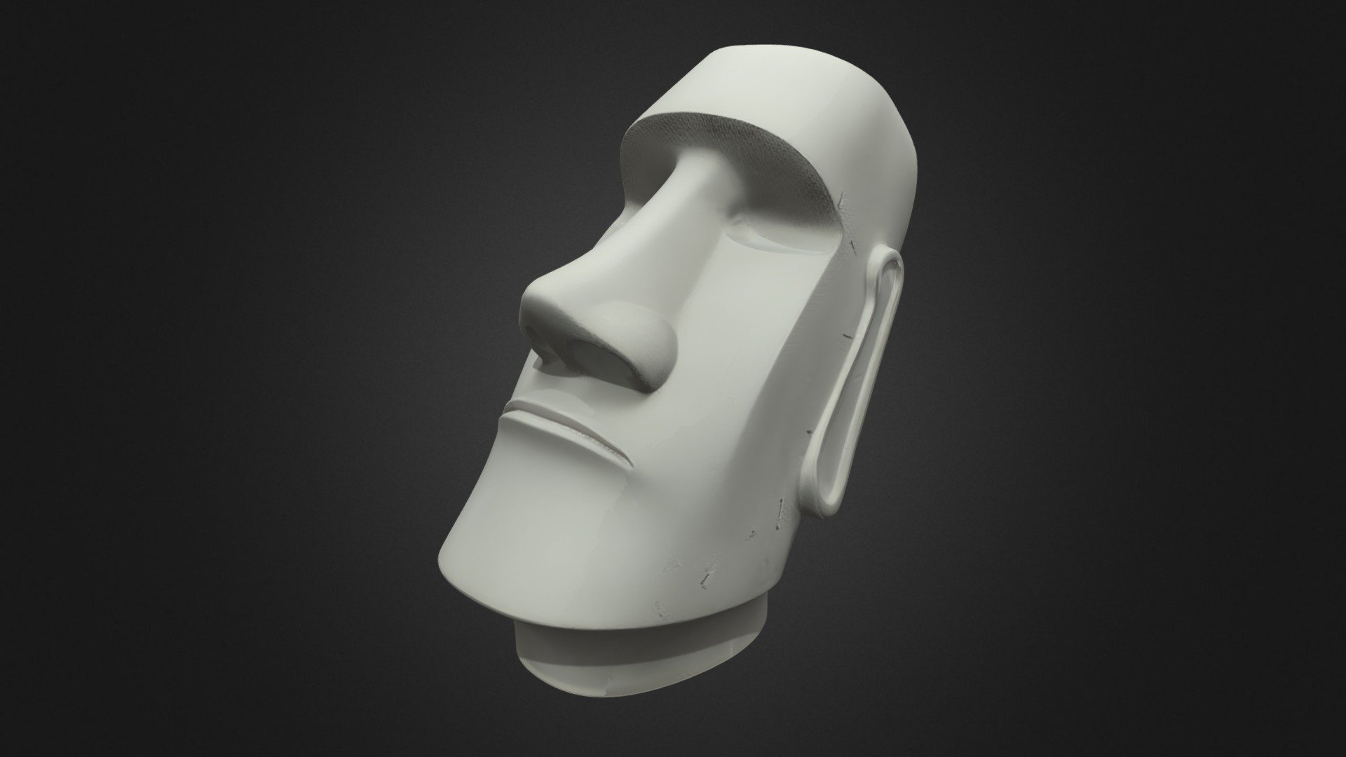 Moai Statue Head - 3D model by Korvana Studio (@korvanastudio) [864570c ...