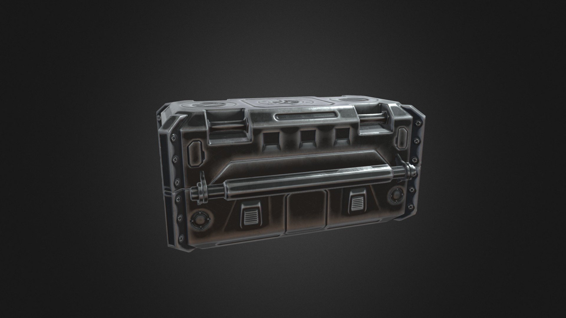 Scifi Weapon Crate - Buy Royalty Free 3D model by Inner Drive Studios ...
