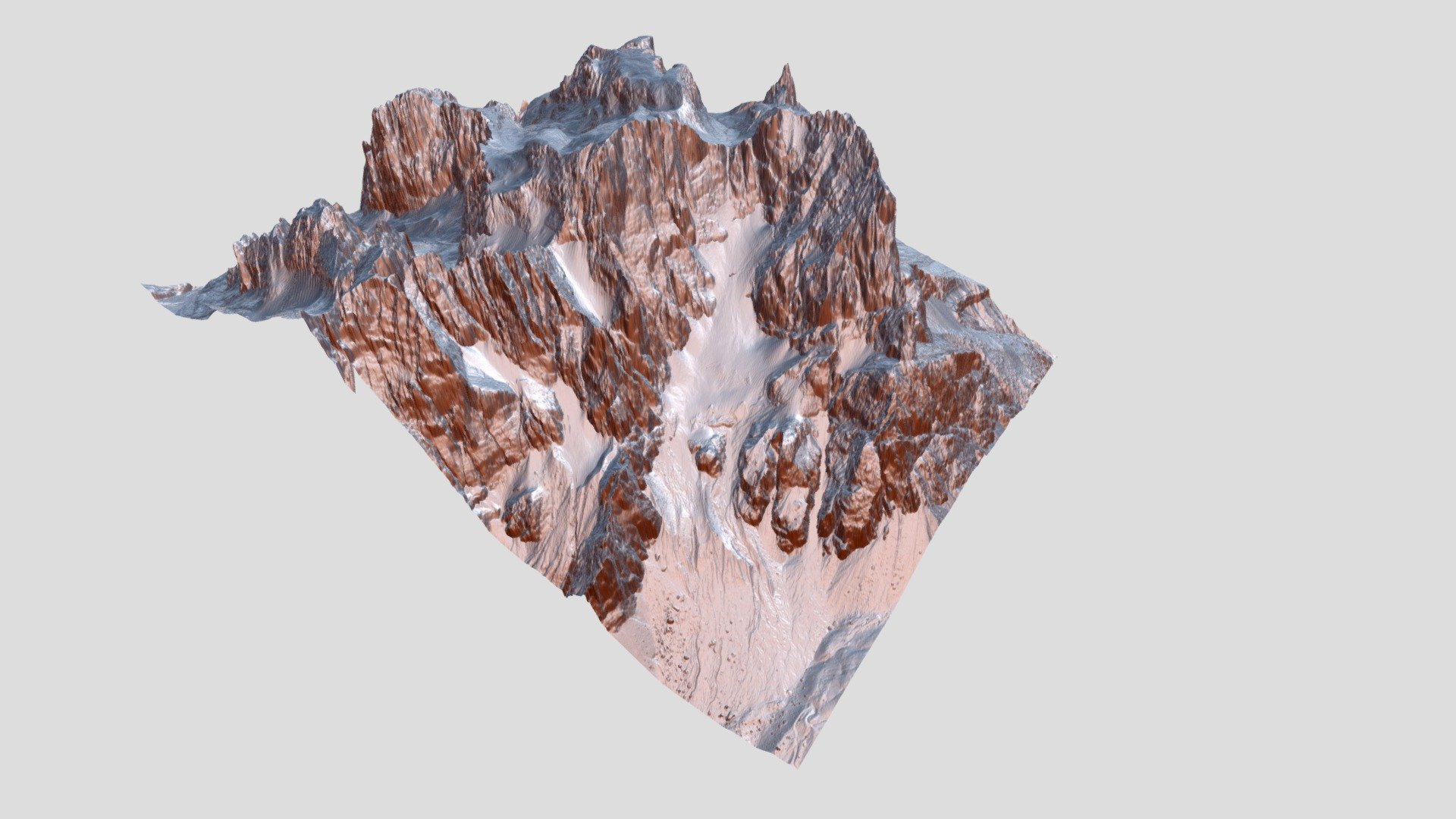 Travignolo Glacier - 3D model by Andrea Securo (@andreasecuro) [864a2b9 ...