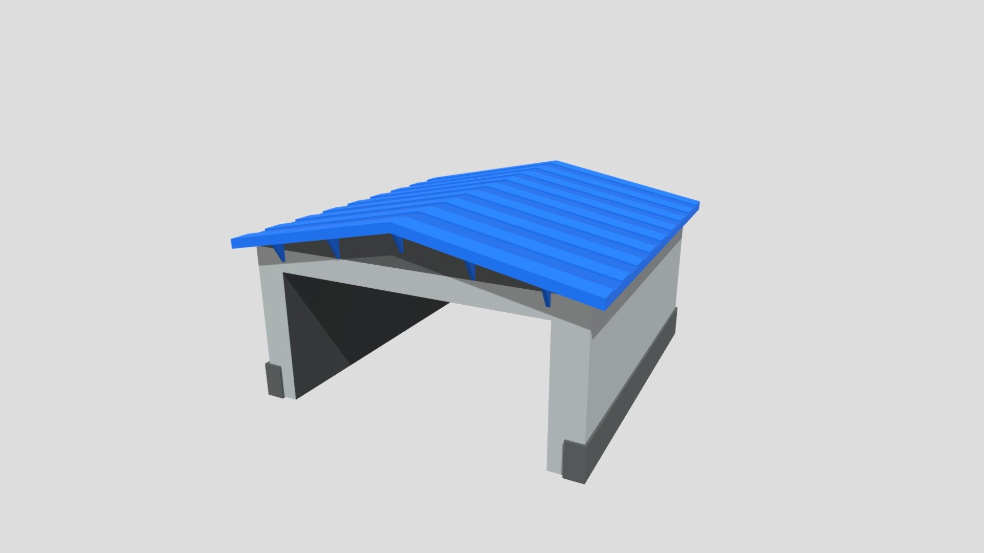 Free low poly Hangar model - Download Free 3D model by Herrsher ...