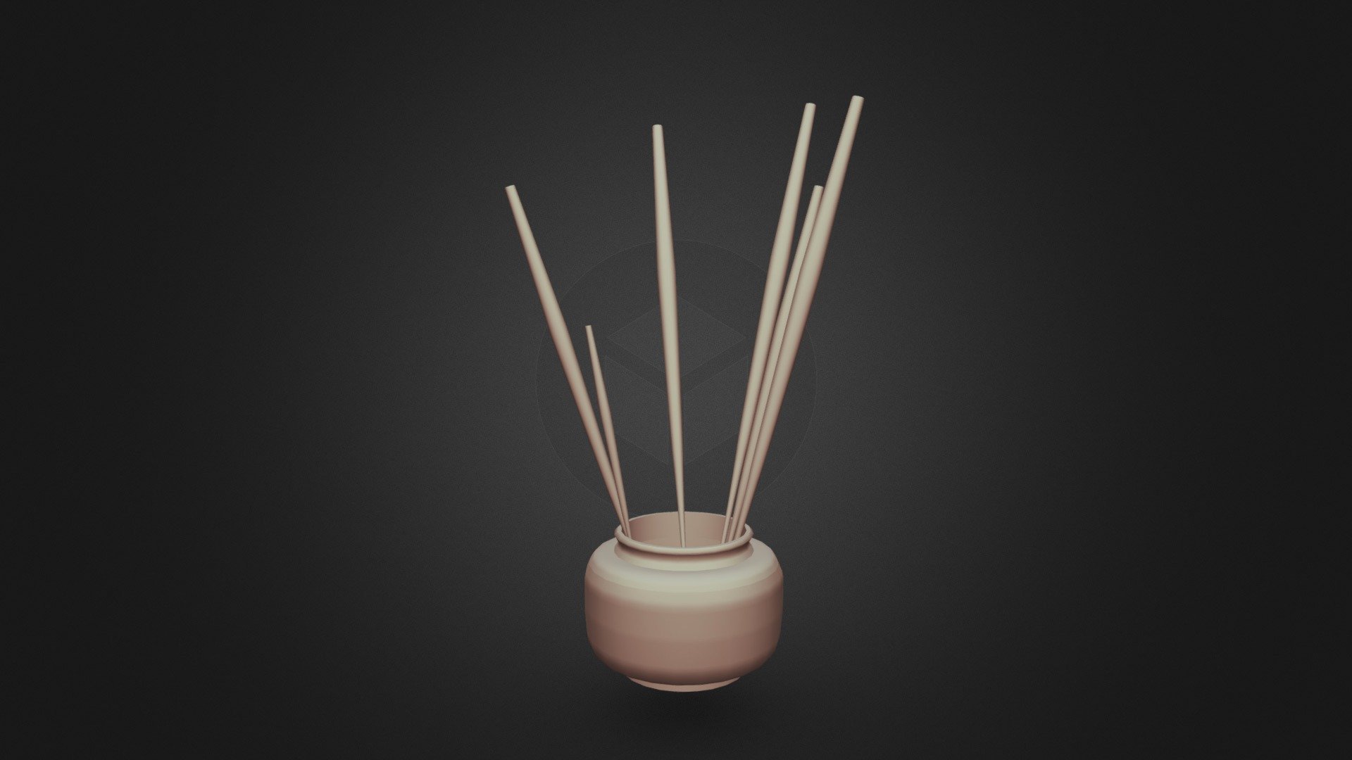 Incense holder with incense - Download Free 3D model by IneinRuffin ...