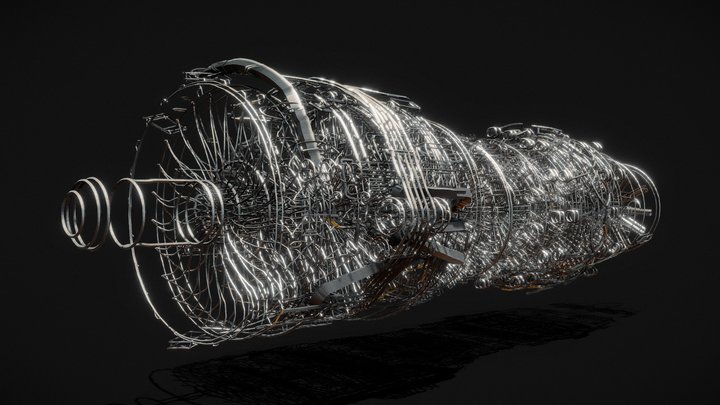 Jetengine 3D models - Sketchfab