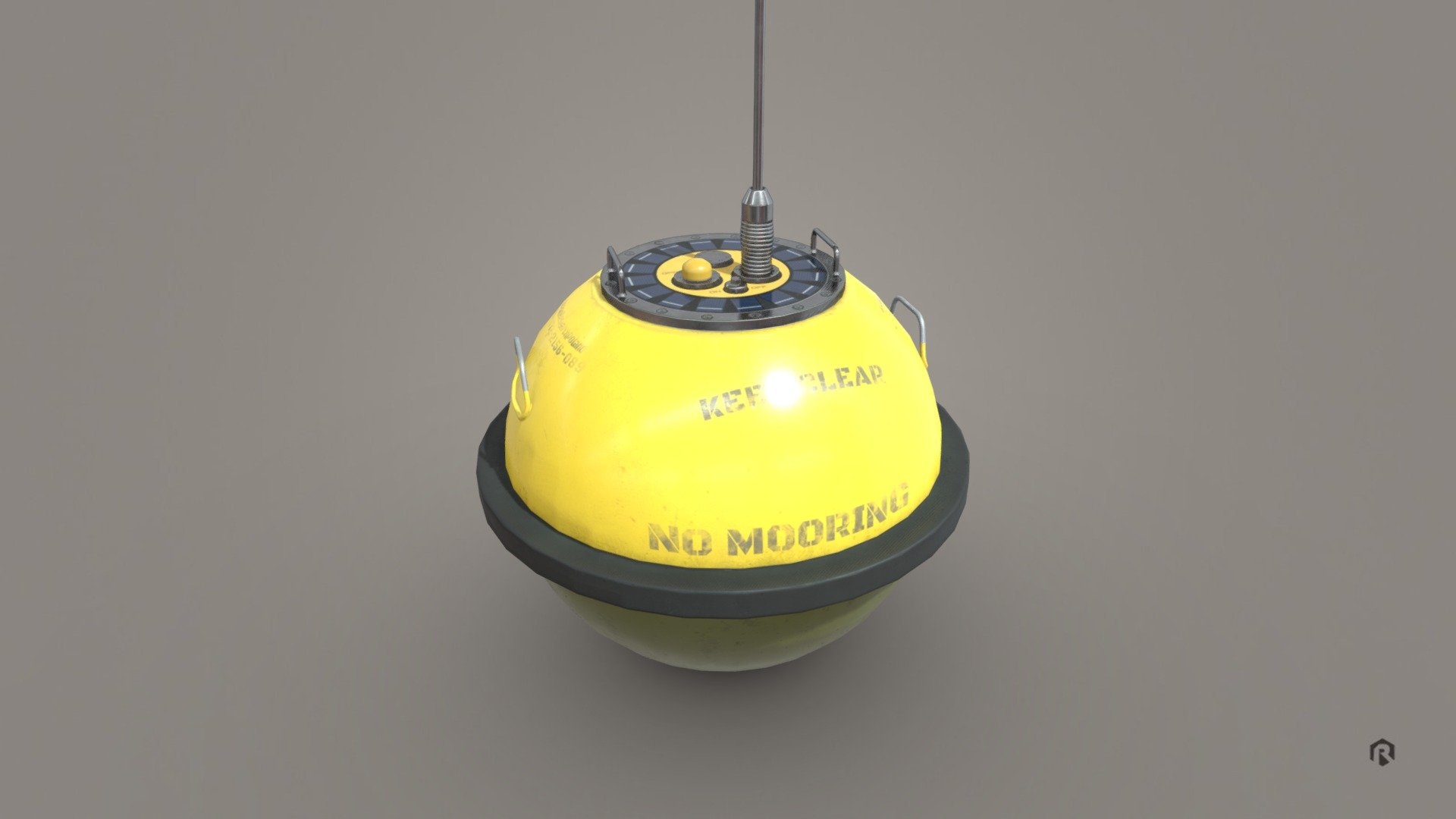 Wave Measurement Buoy - Buy Royalty Free 3D model by Rescue3D Assets ...