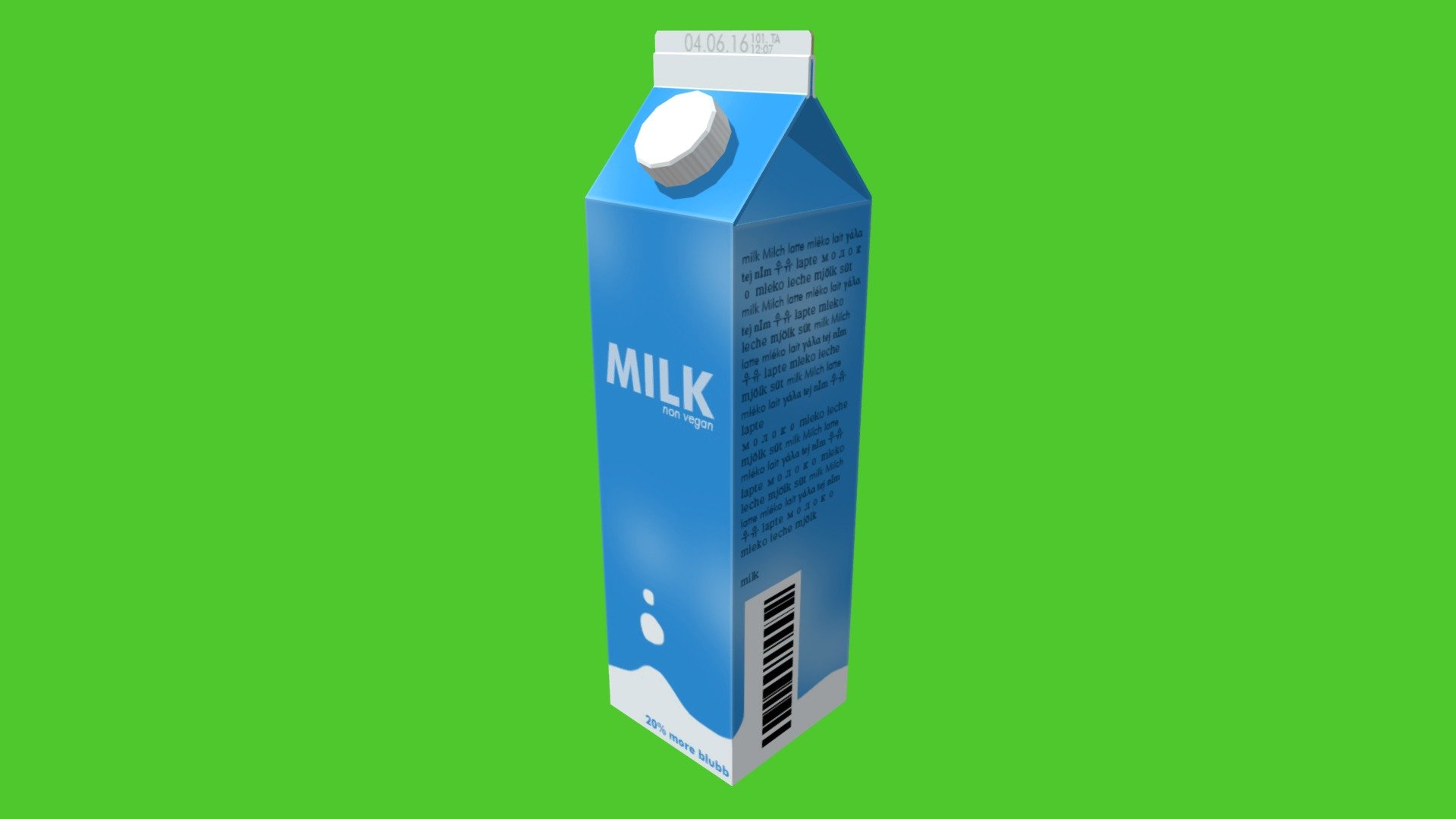 milk_carton - Download Free 3D model by ap-school [86521b7] - Sketchfab