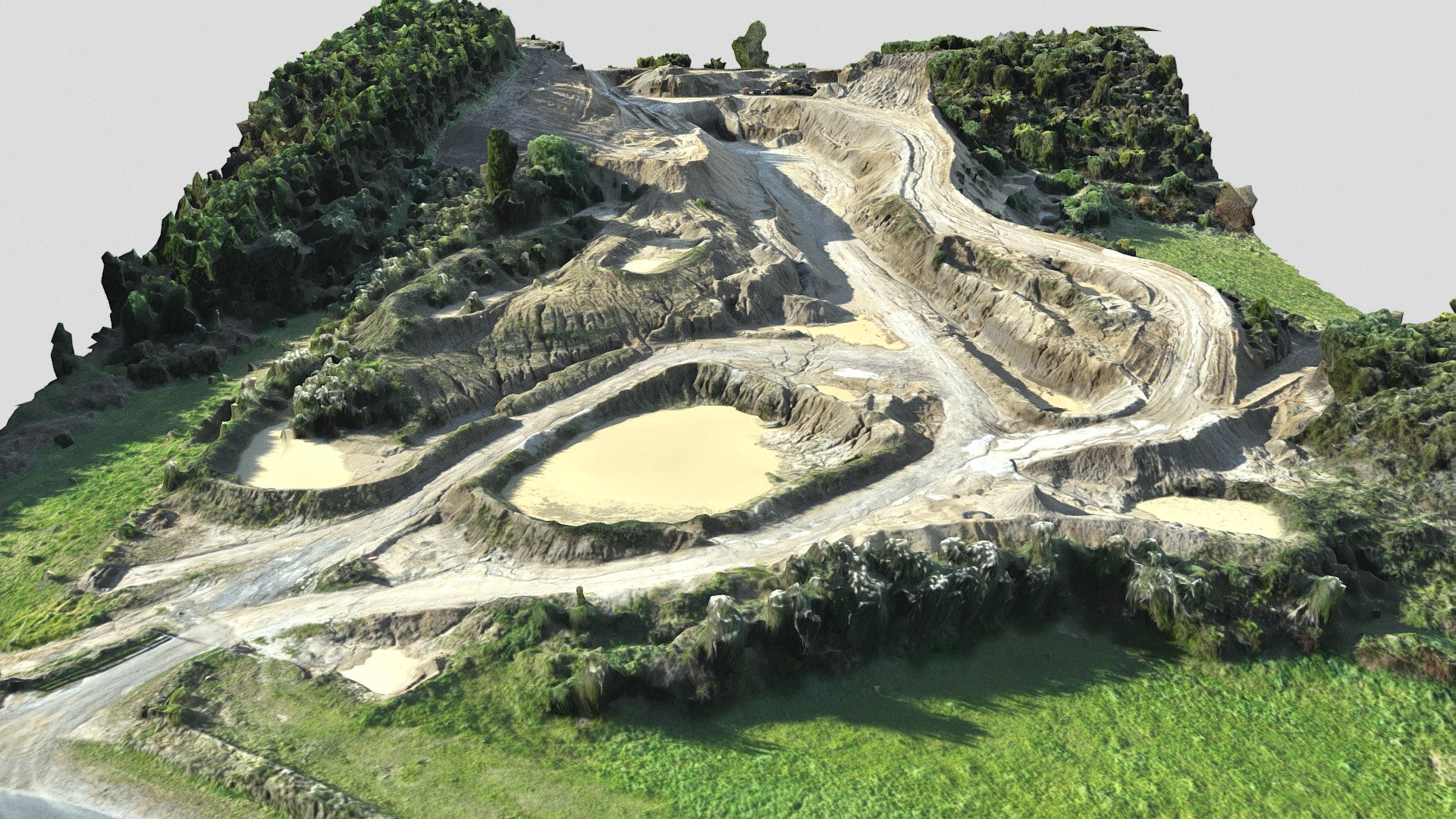 Tahuna rd Quarry - 3D model by Digisky Ltd (@digipix) [8653036] - Sketchfab