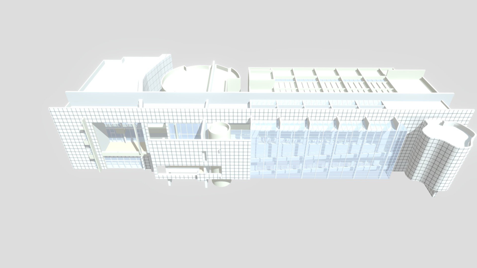 Richard Meier MACBA Museum - 3D model by Stacked [86554ca] - Sketchfab