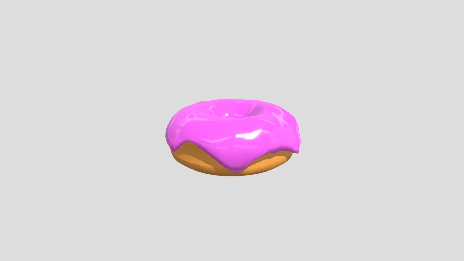 donut - 3D model by betyy [86580ac] - Sketchfab