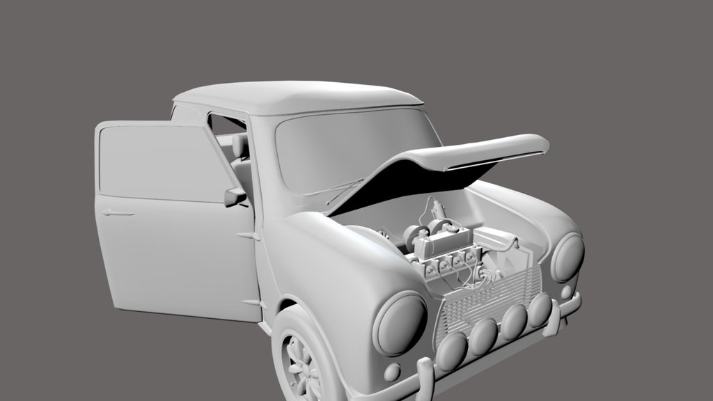 WIP Racing Austin Mini Mk2 - 3D model by RoryScanlan [8659c16] - Sketchfab