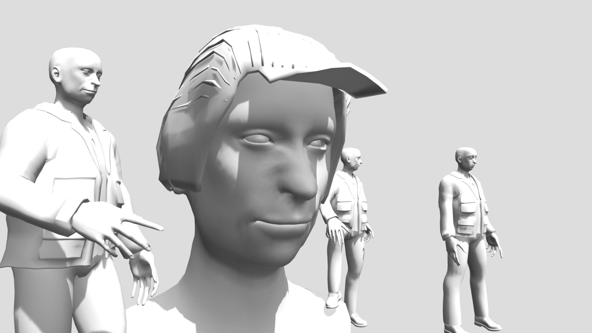THE POSTMAN - 3D model by SIAKAS 3D ANIMATION (@stsanimation) [865b7f3 ...