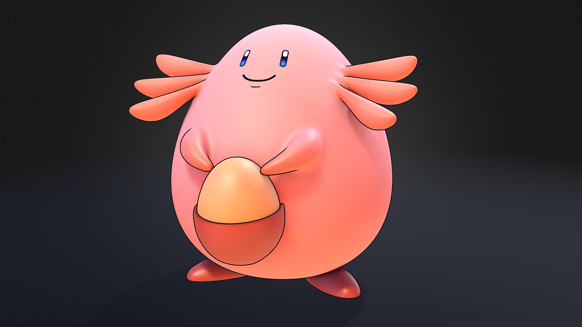 Chansey Pokemon - 3D model by 3dlogicus [865c00b] - Sketchfab