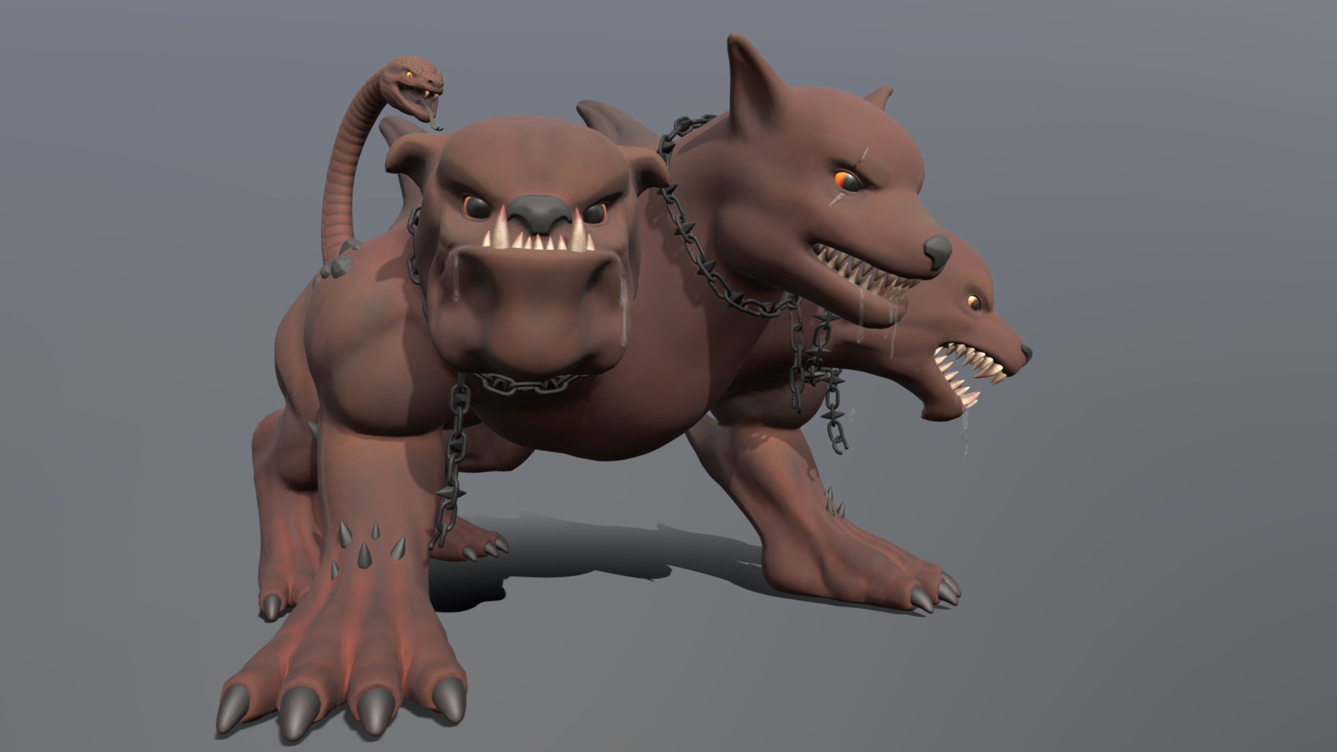 Cerberus - 3D model by Darian Verduzco (@DarianVerduzco) [865c2c9 ...