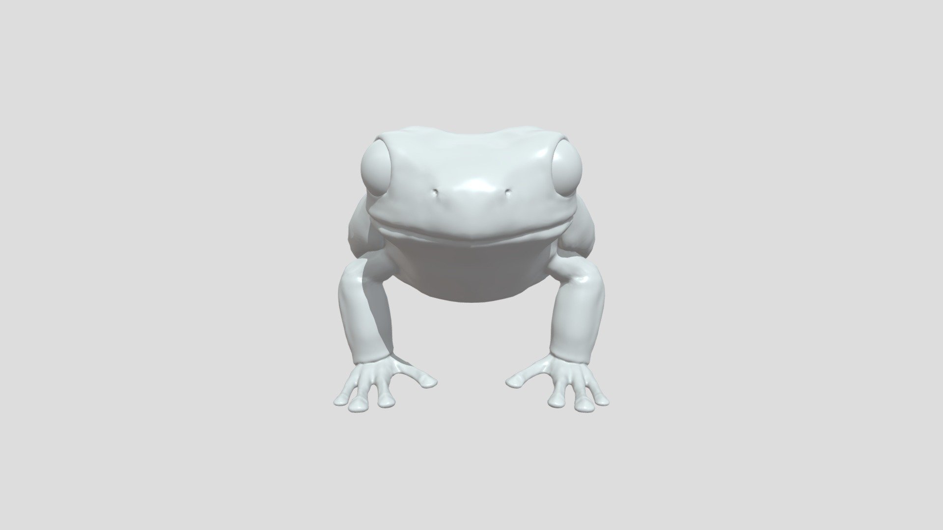 Frog Low-res Baked - 3D model by dwell.i.am [865c46e] - Sketchfab