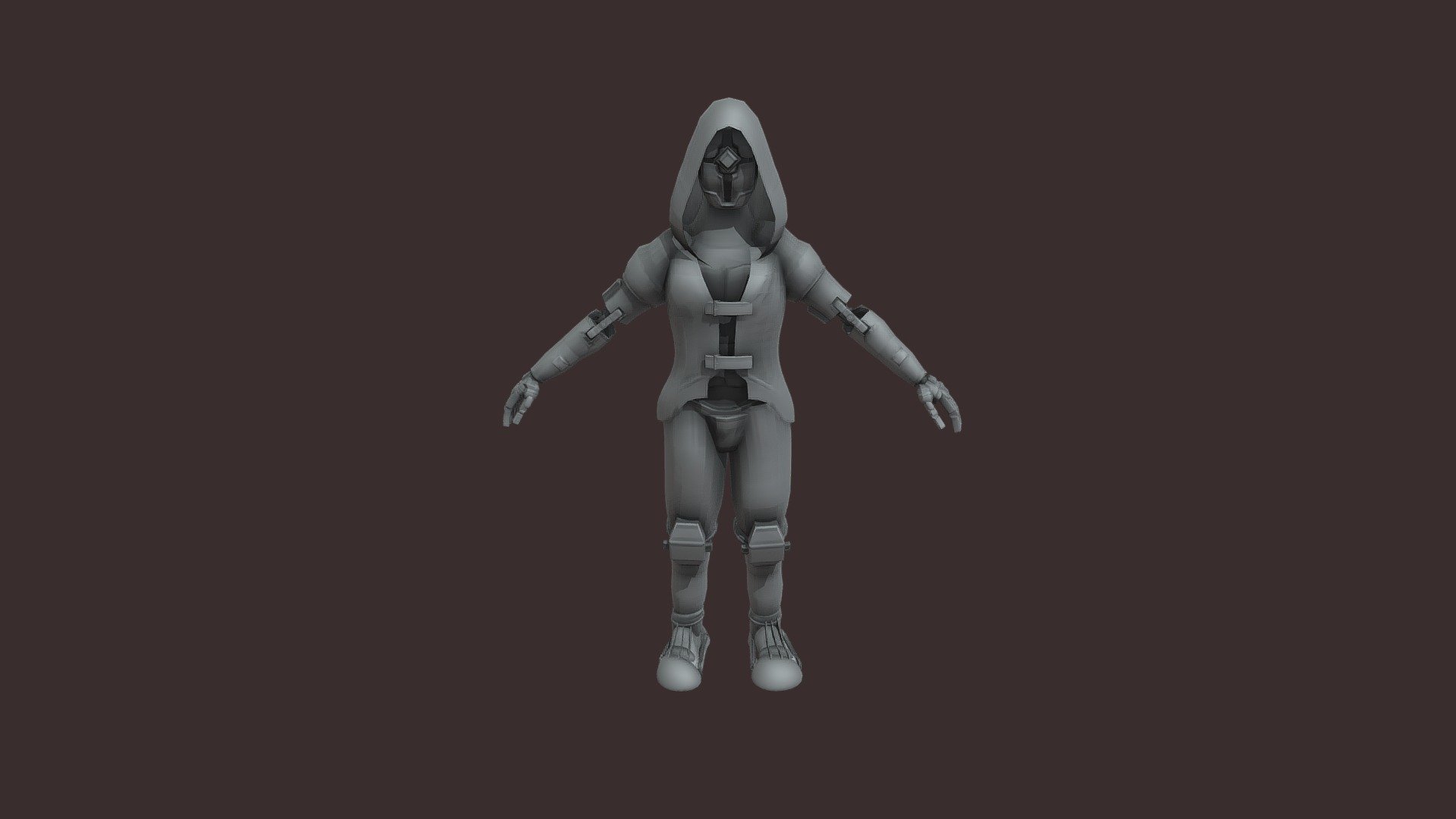 Cyberpunk Robot - Download Free 3D model by Coconut (@tomas.anglim.811 ...