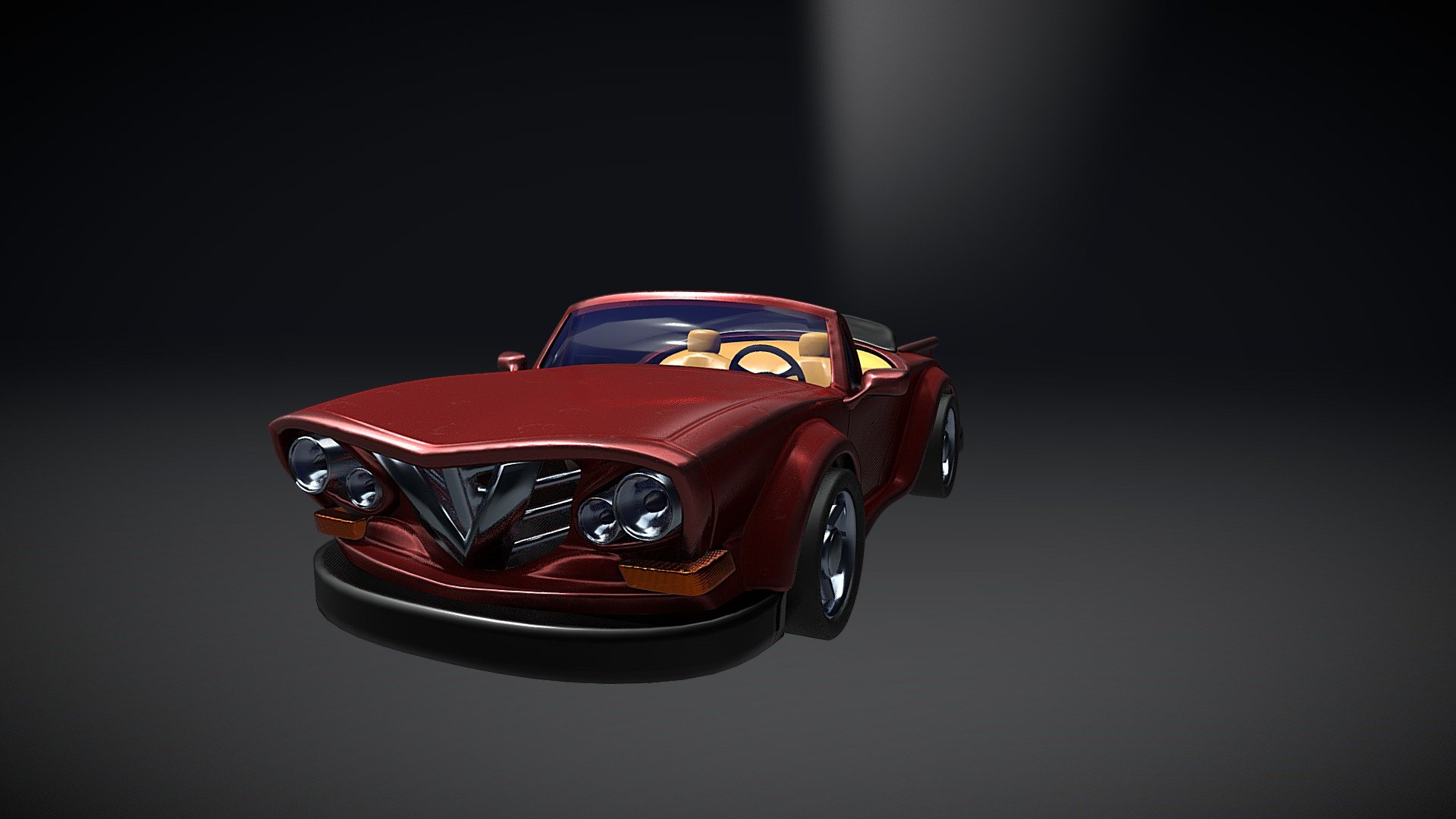 V-Car - Toy Car Racer - 3D model by hansithal [865d9f3] - Sketchfab