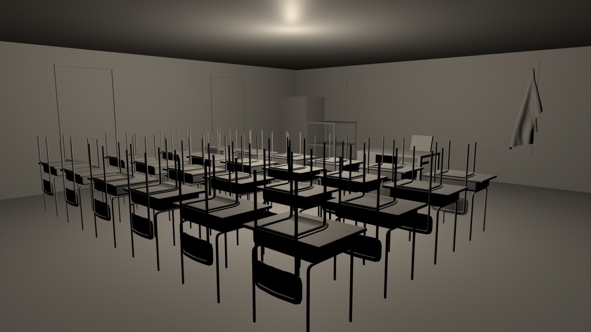 Classroom - Download Free 3D model by Sublime (@ArielAlcaraz) [865f858 ...