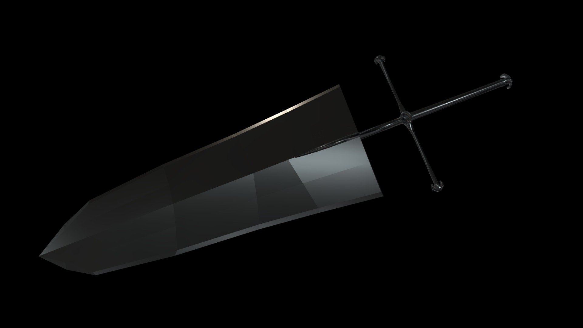 Black Demon Sword - Download Free 3D model by Surya.W.A (@surya3dmodel ...