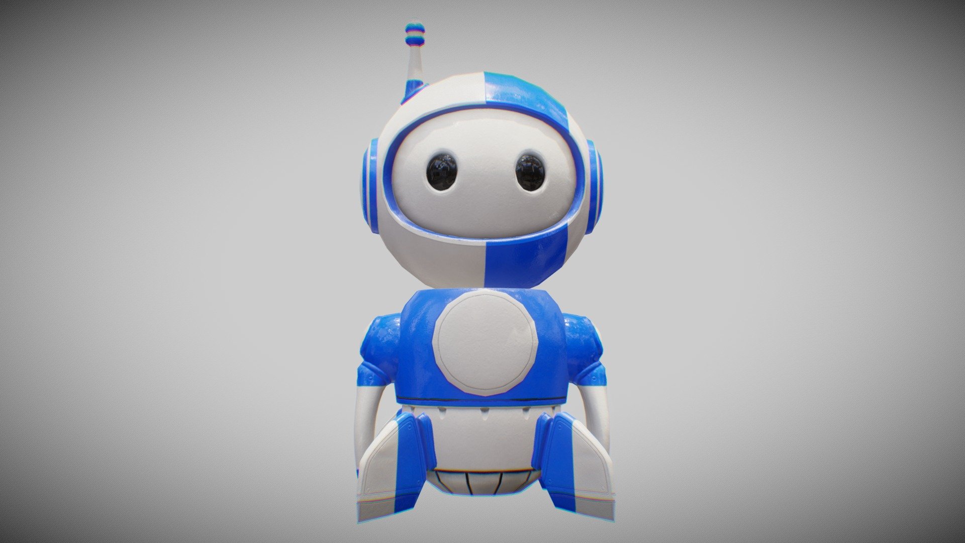 Retrobot, Classic Blue, Original Blueberry Bot - Buy Royalty Free 3D ...