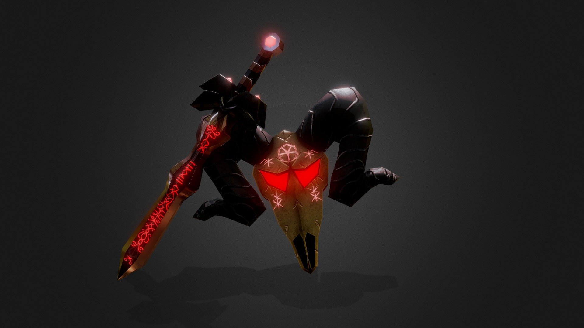 Medieval shield N sword - 3D model by Mishkaa [8661b48] - Sketchfab