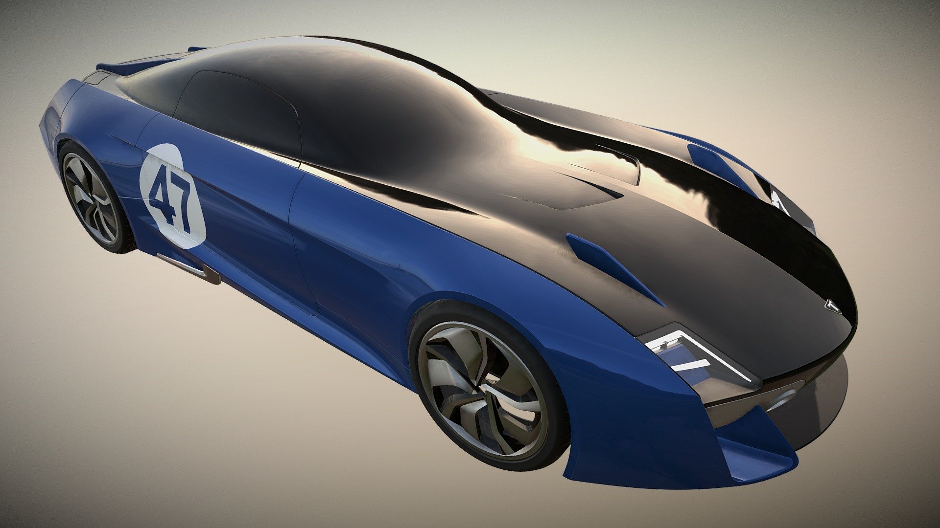 Triumph TR-250K Retro concept - 3D model by hooon214 [8662a03] - Sketchfab