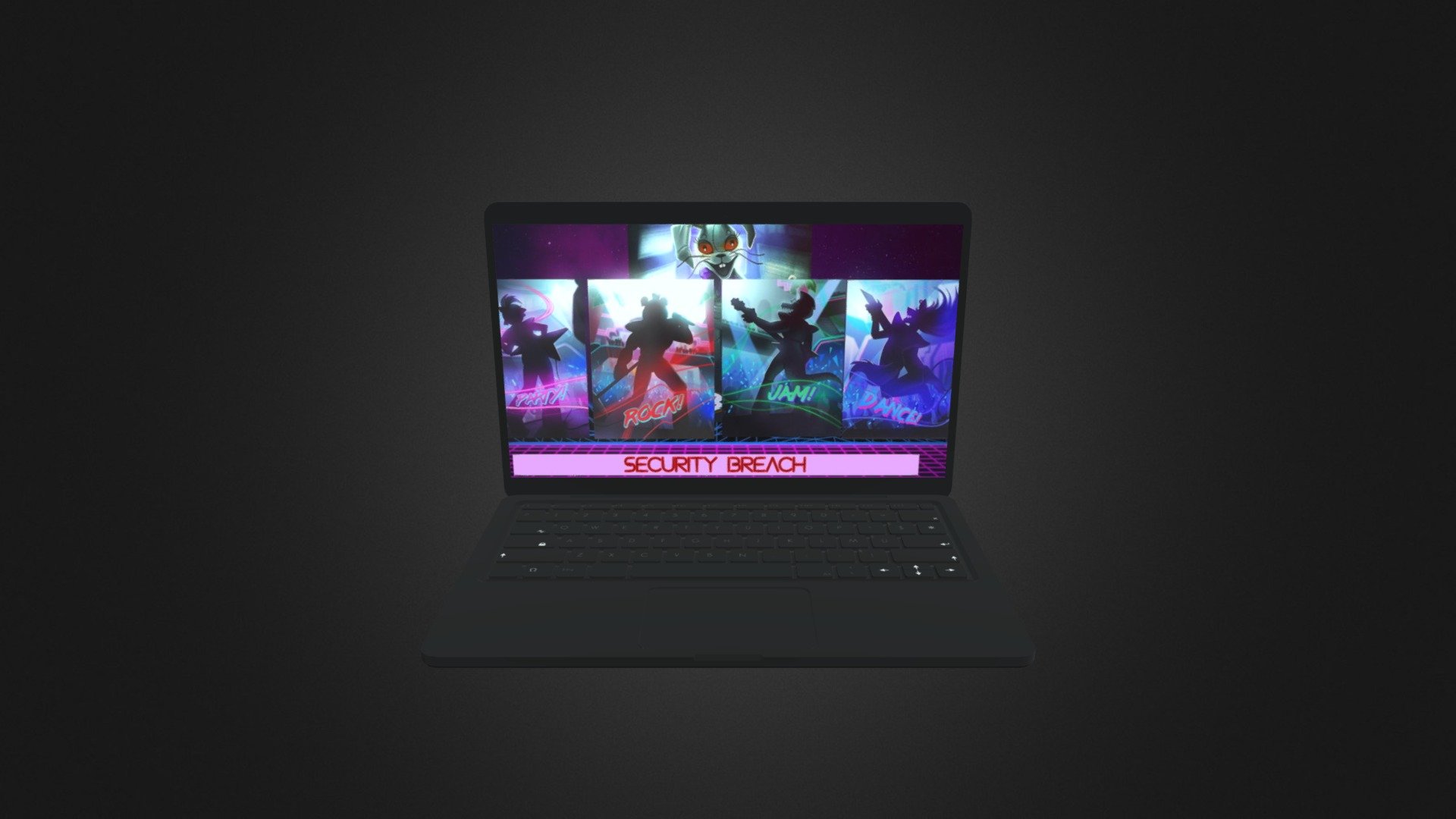 Laptop_FNAF - Download Free 3D model by dovahkhalesshi [86647f2 ...