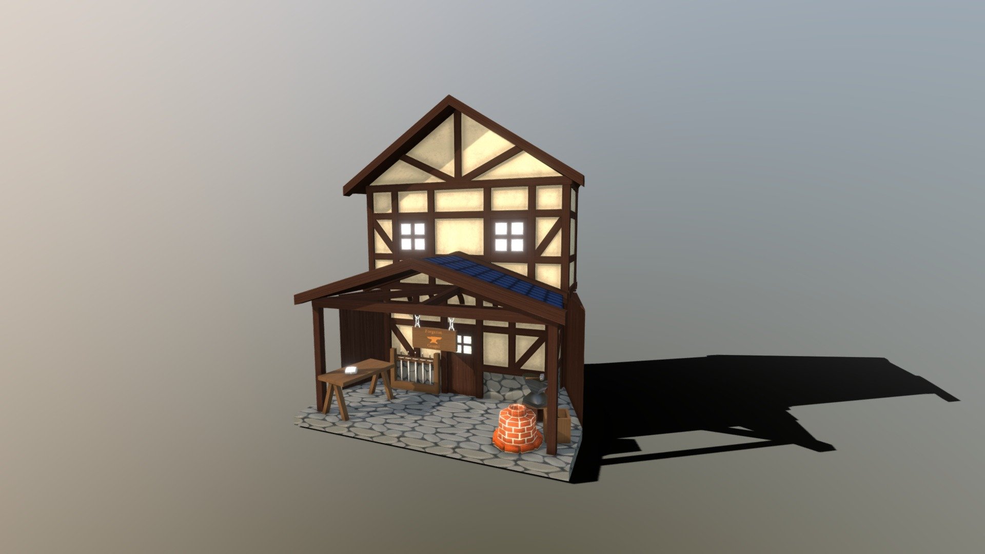 Forgeron Médiéval - 3D model by Edouard Goupil (@goupiledouard ...