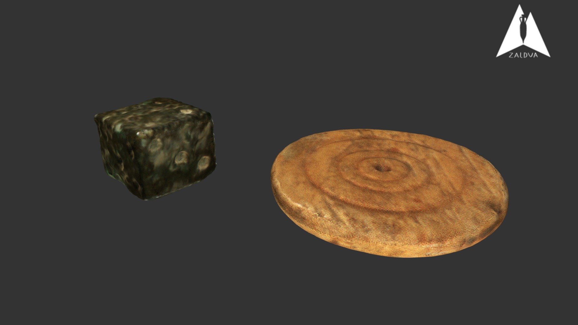 Dadoa eta joko fitxa/ Dado y ficha de juego - 3D model by Aranzadi ...