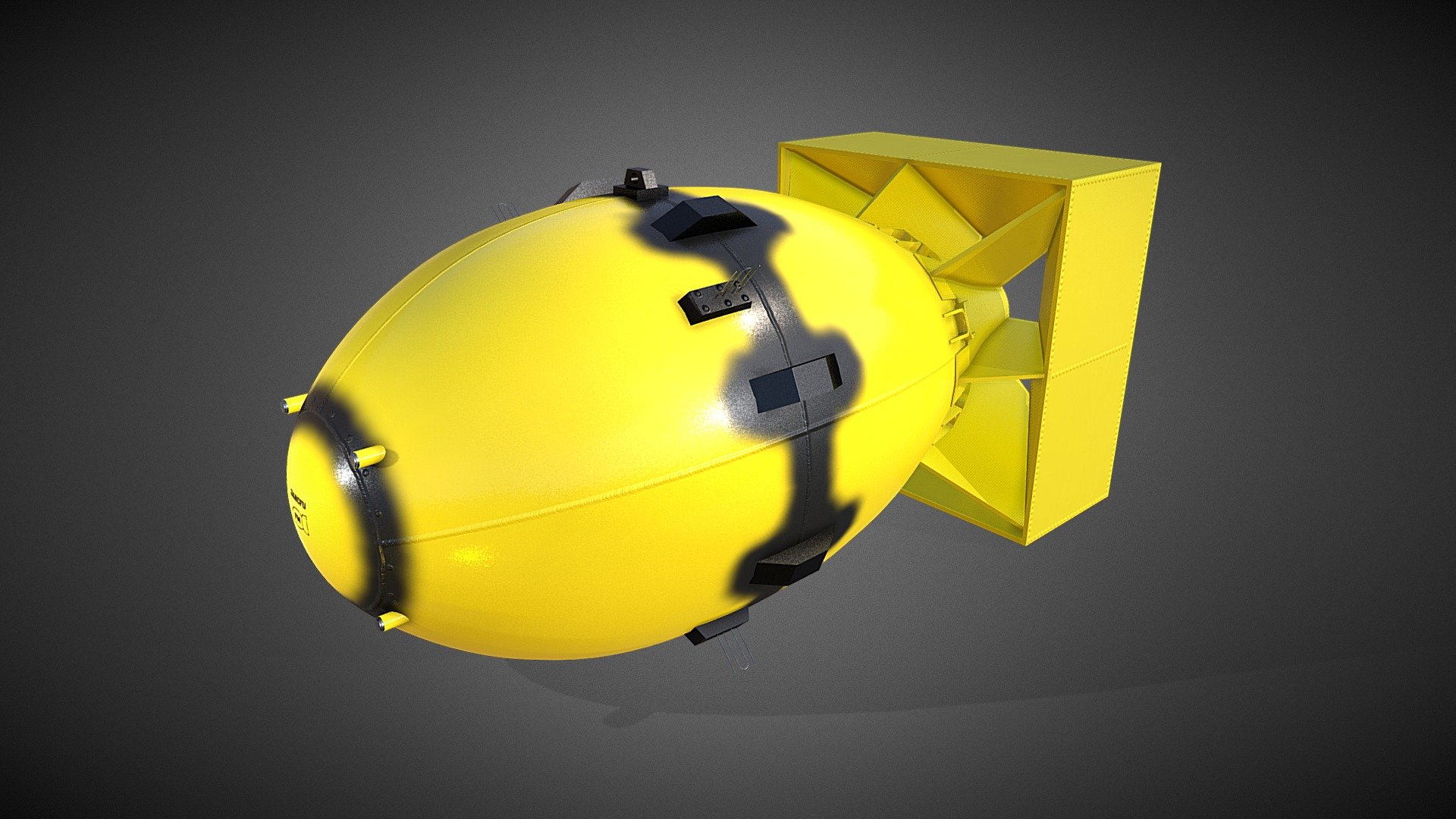 Fat Man - 3D model by Amonlith [8667f74] - Sketchfab
