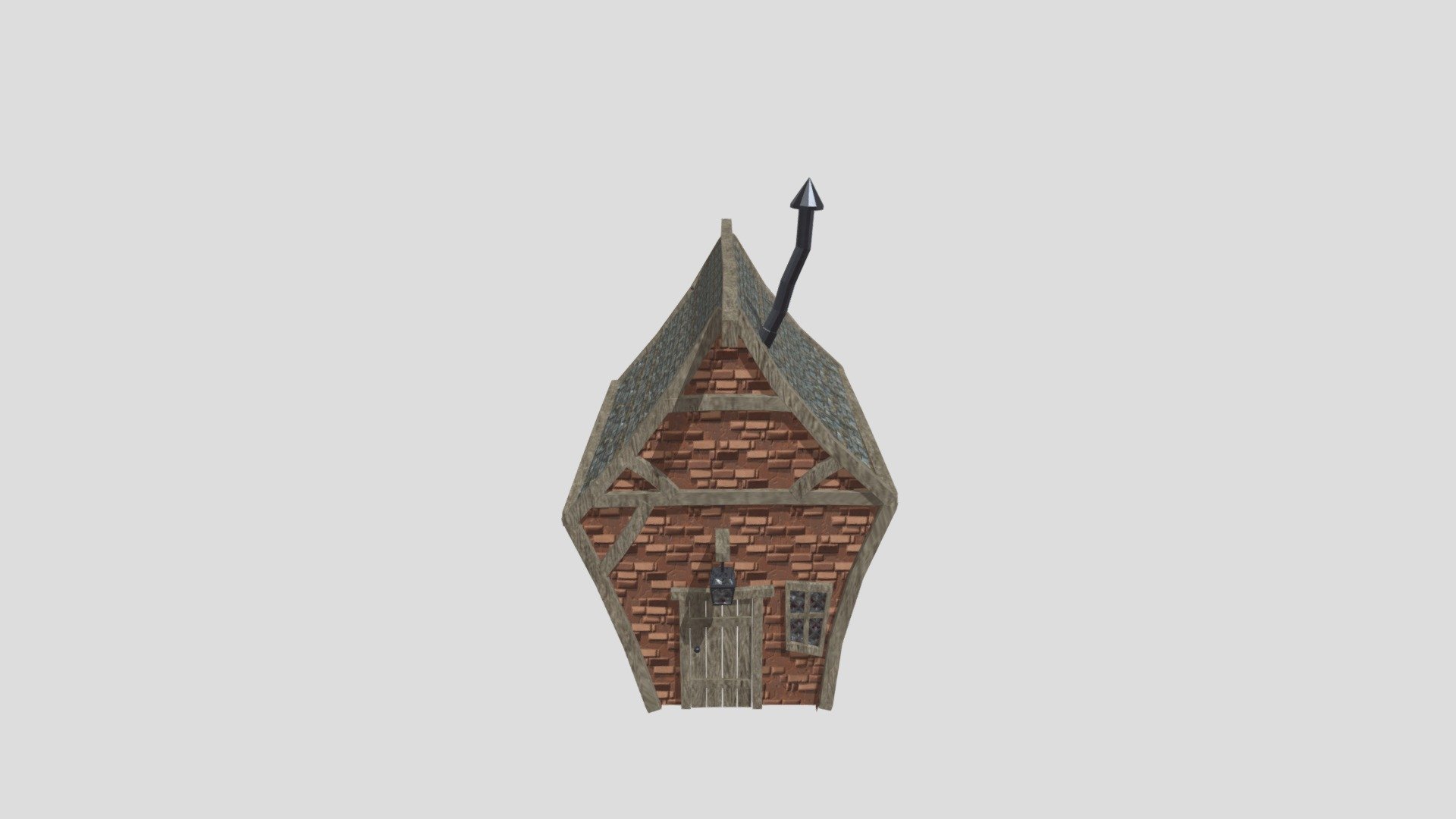 Stylized House 1 - 3D model by The Elliseran Modeller (@kenlong ...