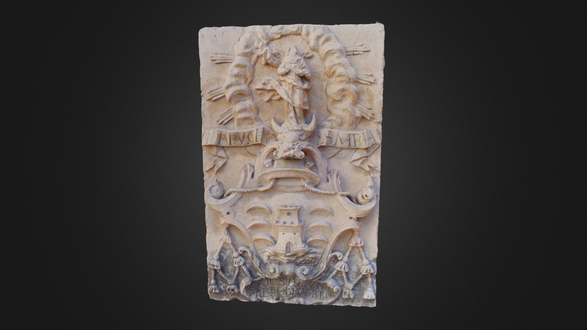 Escudo de armas de Don Antonio de Trejo (Murcia) - Download Free 3D ...