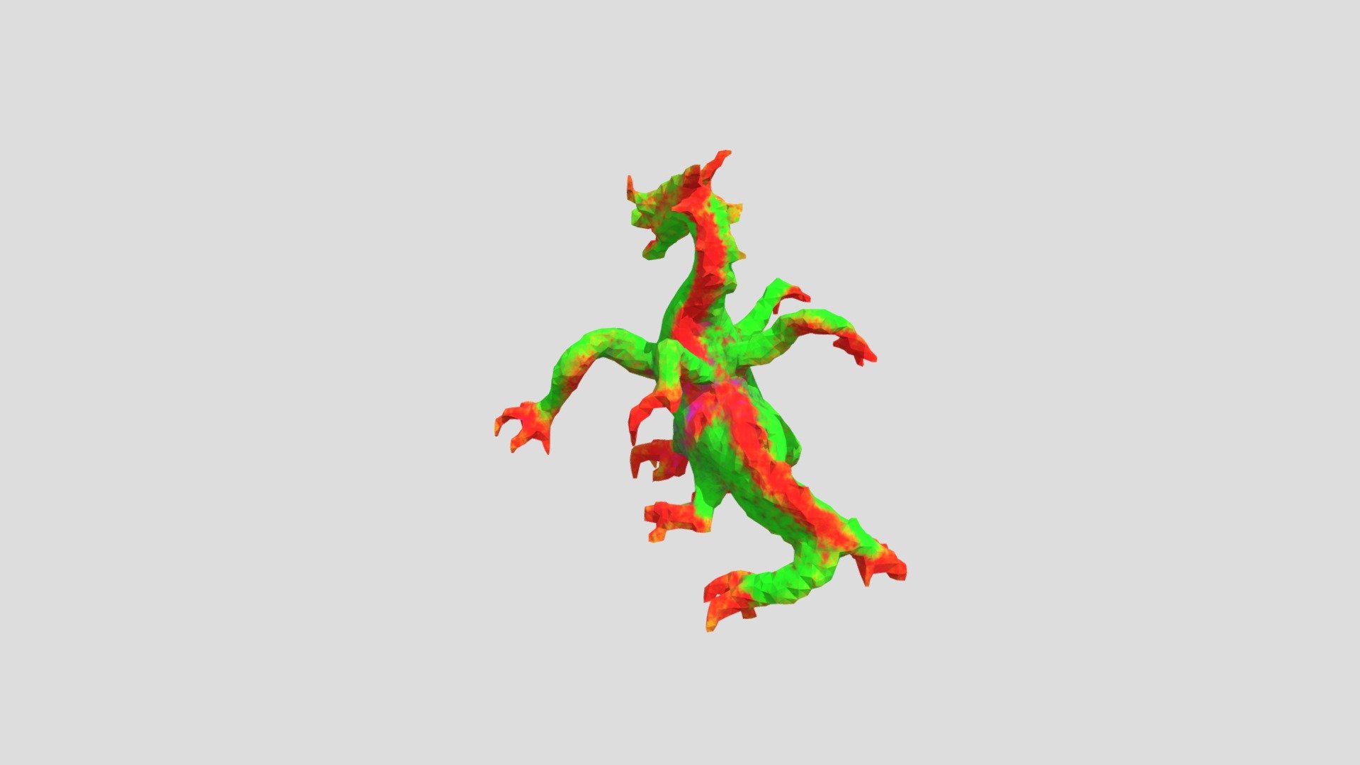 a dragon with five arms - Download Free 3D model by Mirage (@mirageml ...